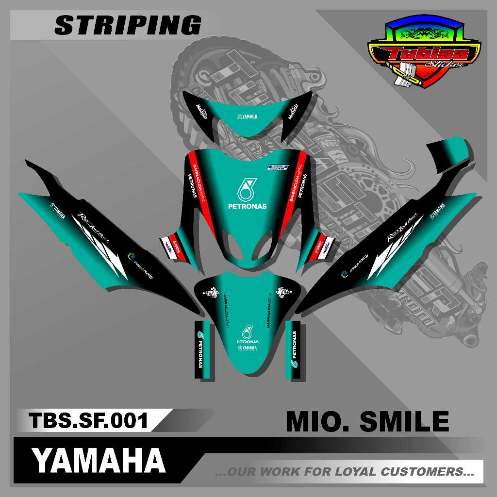 Jual Sticker Decal Full Body MIO SMILE - Sticker Decal MIO SMILE Motif ...