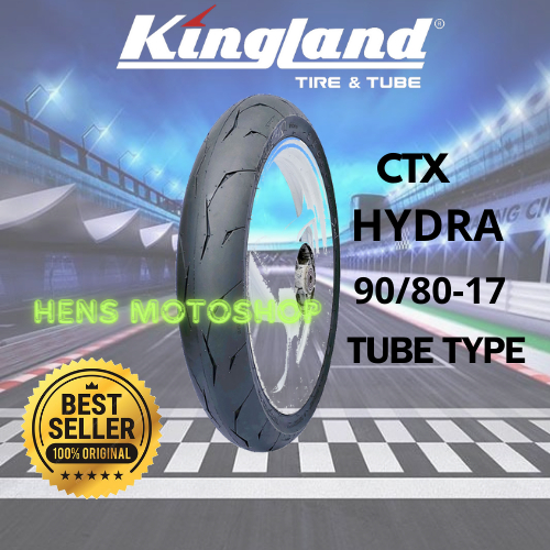 Jual Kingland CTX Hydra tube type (non tubeless )90/80 17 // Ban balap ...