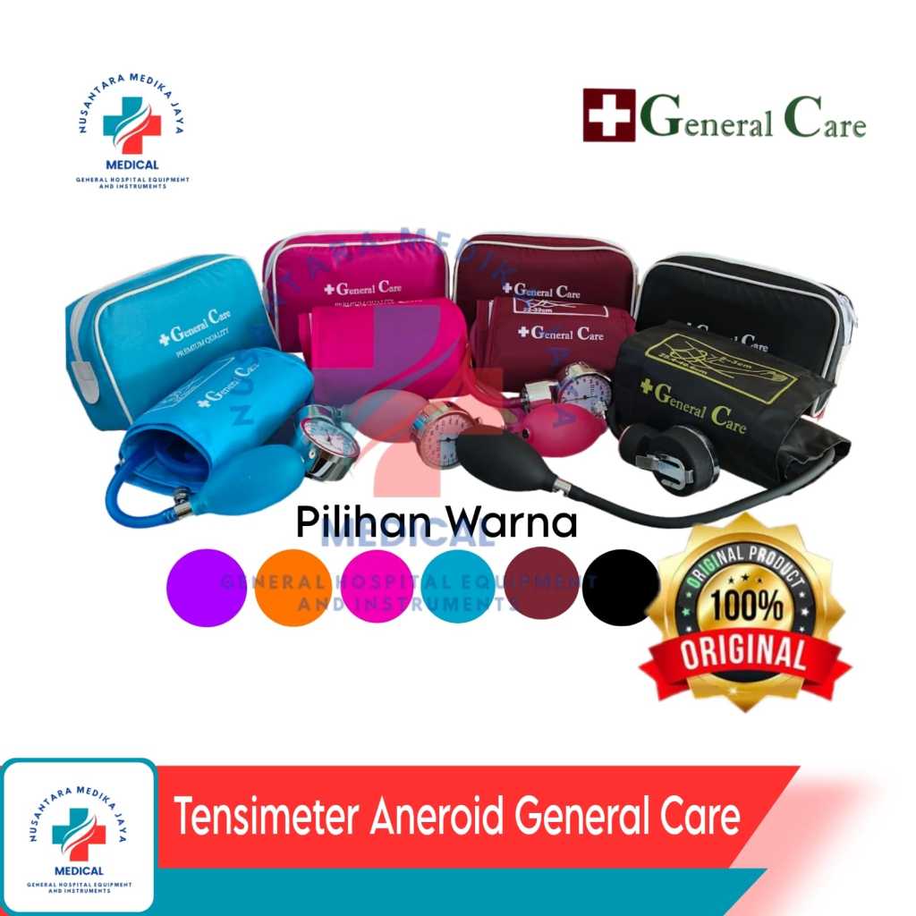Jual TENSIMETER ANEROID GENERAL CARE GC TENSI METER SPYGMOMANOMETER ...