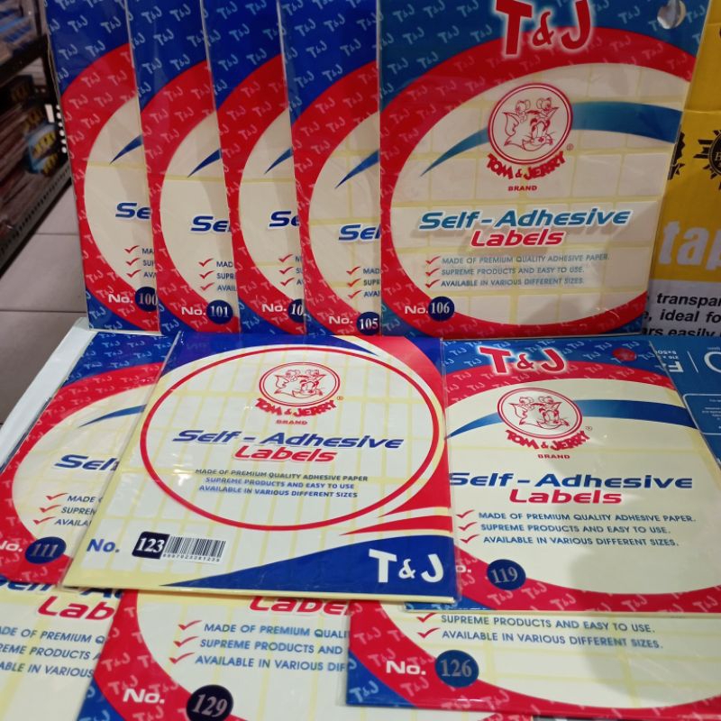 Jual LABEL TEMPEL TOM&JERRY isi 10 sheets / pack | Shopee Indonesia