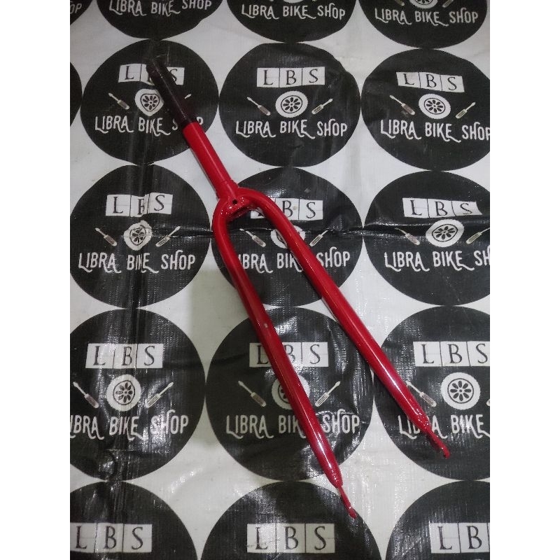 Jual FORK RIGID 700 RNA THIN TWN STANDARD 25.4MM MERAH FIXIE FIXED GEAR ...