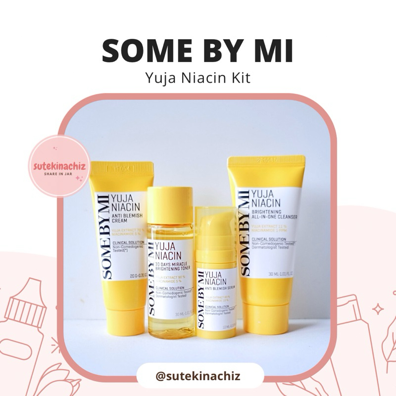 Jual Some By Mi Yuja NEW Packaging Niacin Brightening Toner Serum Gel ...