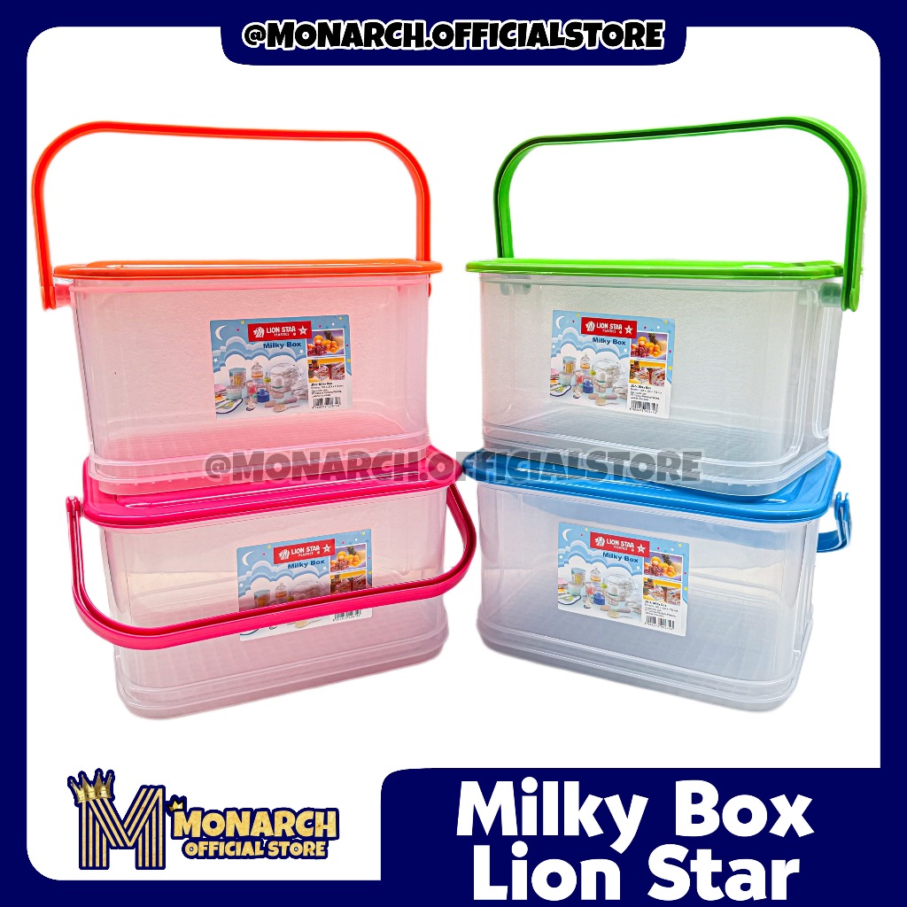 Jual CONTAINER BOX MILKY BOX LION STAR STORAGE TEBAL PALEMBANG | Shopee ...
