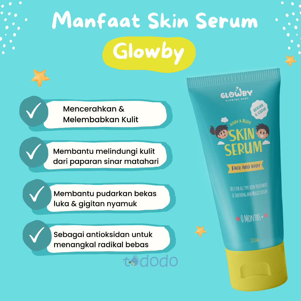 Jual Glowby Skin Serum Lotion Wajah dan Badan Bayi Anak 100 ml | Shopee ...