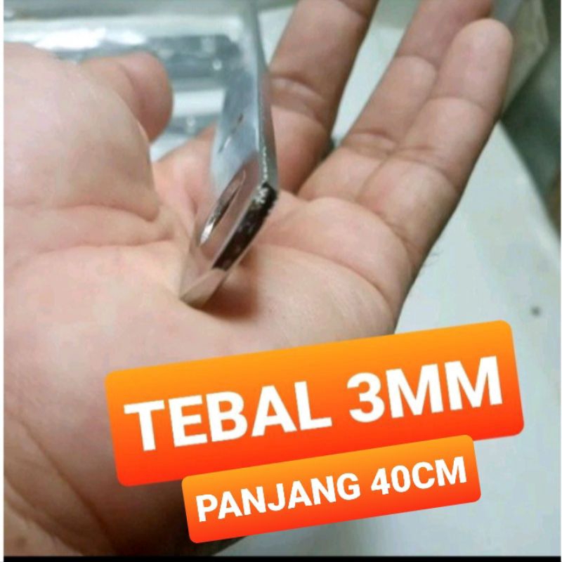 Jual PENGGARIS LUBANG BESI CHROME/PANEL PLAT LUBANG BESI CHROME /PANEL ...