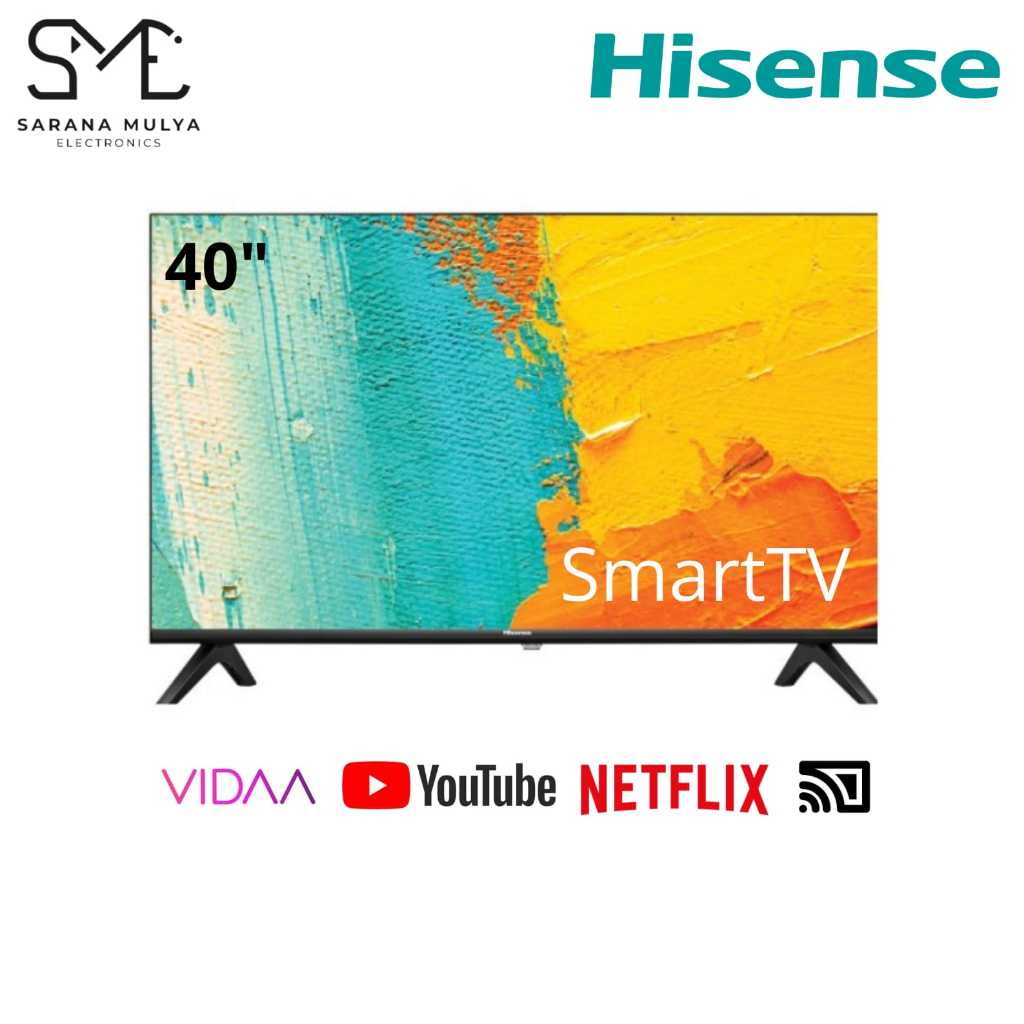 Jual Hisense 40" Vidaa Smart TV 40E4H - Full HD - Bezelless - Dolby Audio | Shopee Indonesia