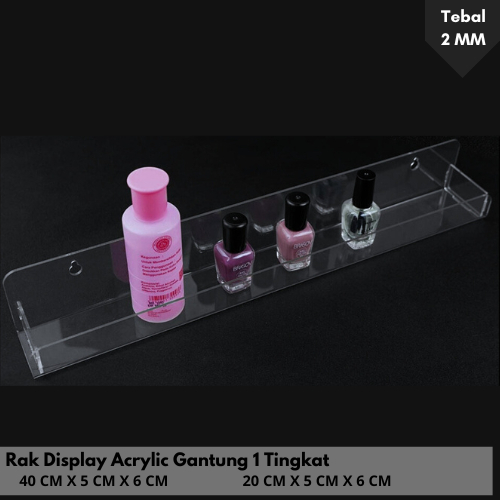 Jual Rak tempel dinding akrilik | Shopee Indonesia