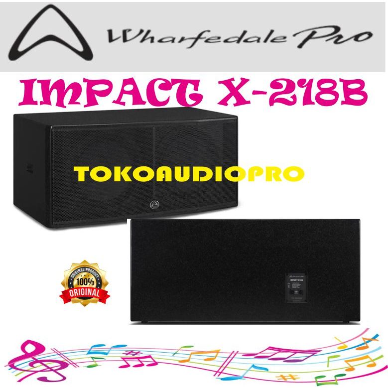 Jual Subwoofer Wharfedale Pro Impact 218B Passive Subwoofer Original X ...