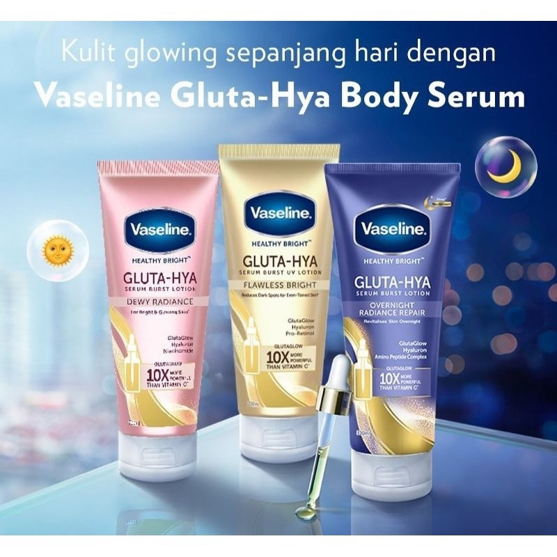 Jual 🪷Lotus.Cos🪷VASELINE GLUTA-HYA SERIES// HAND BODY// BODY LOTION ...
