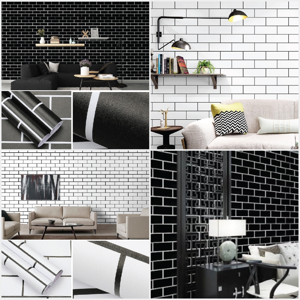 Jual WALLPAPER DINDING 45CM X 10M 9M 8M WALLSTICKER WALPAPER DINDING ...