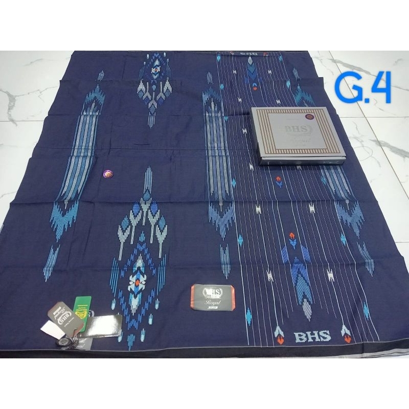 Jual Sarung BHS Royal Songket STA Silver/ lengkap dengan dus BHS Royal ...