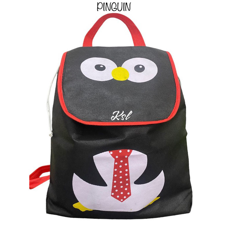 Jual Tas Spunbond Ransel Serut Animal / Goodie Bag Souvenir Birthday ...