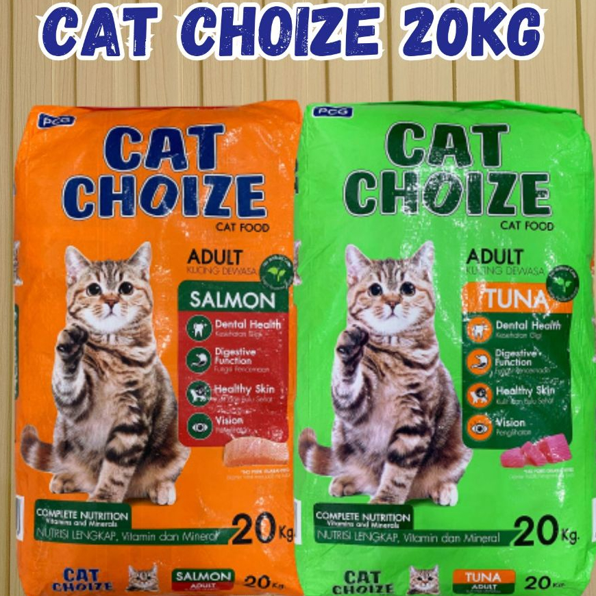 Jual Cat Choize Cat Food Tuna & Salmon 20 kg / Makanan Kucing 20kg ...