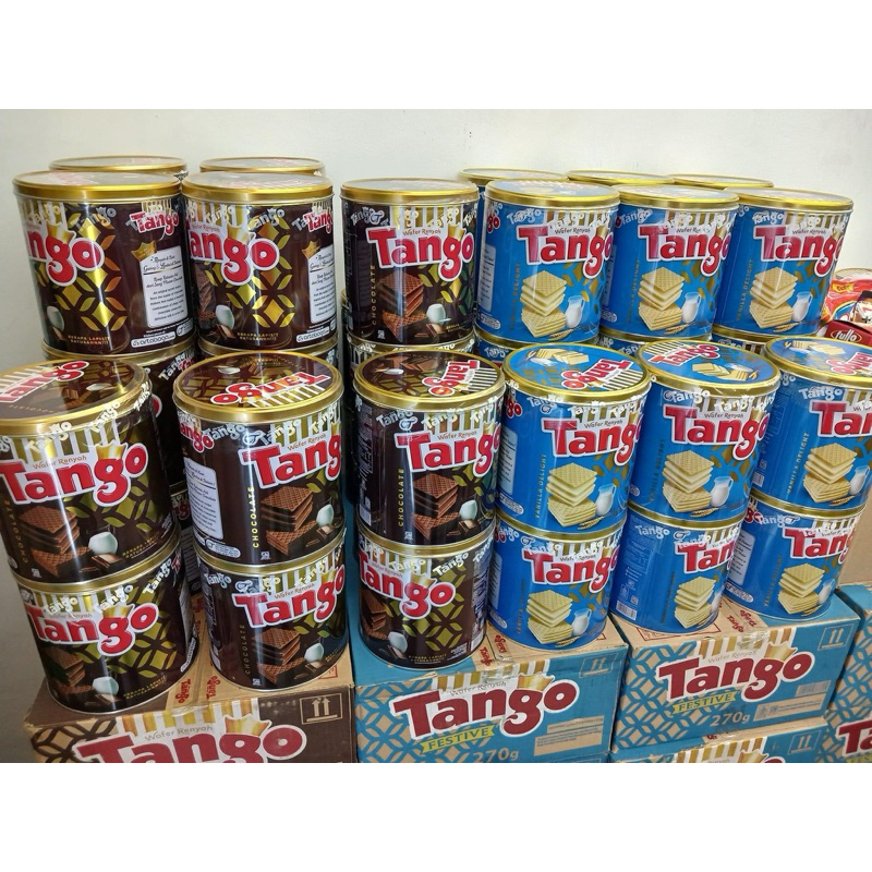 Jual Tango Vanila 270G / Tango Kaleng 270G / Tango wafer Vanila 270g ...