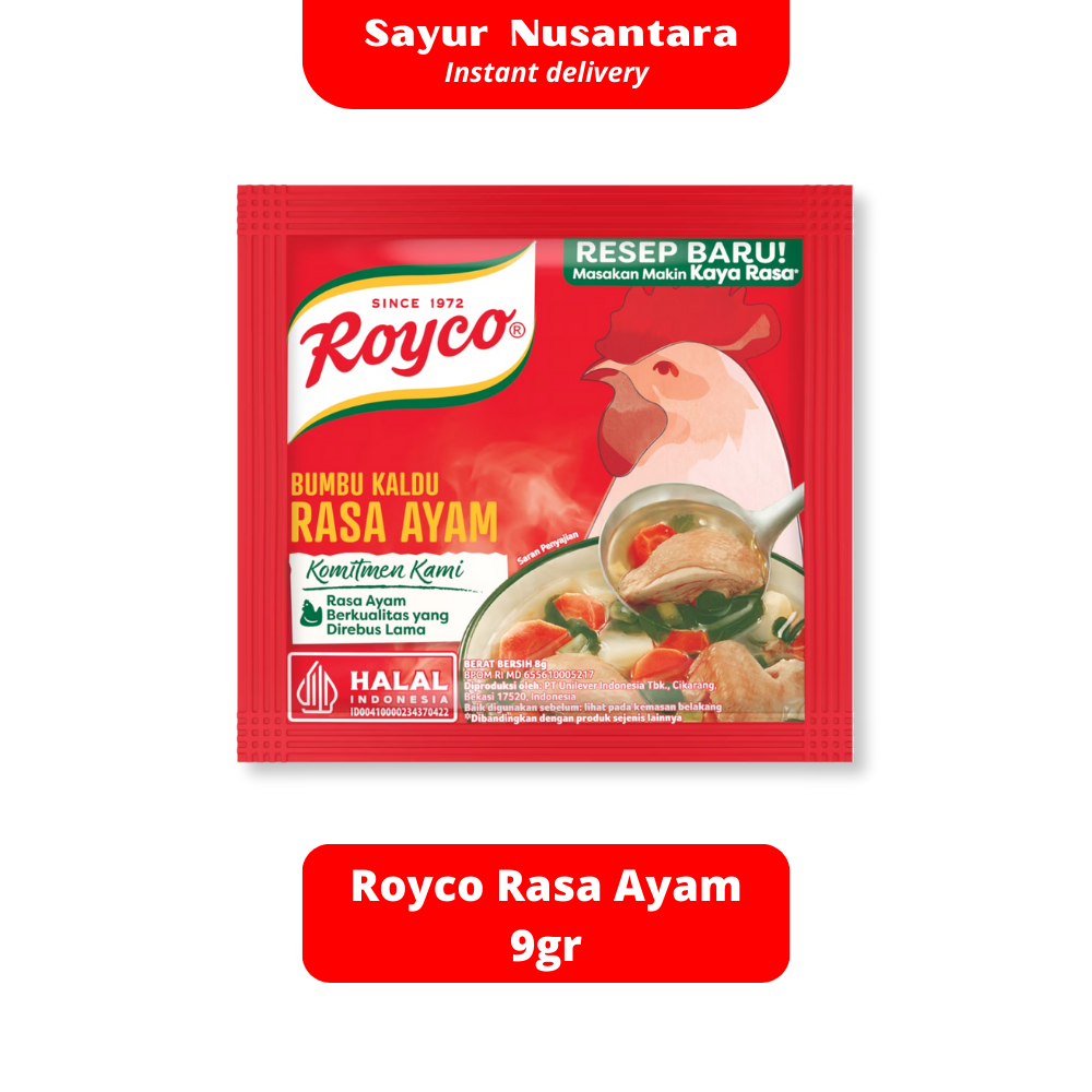 Jual Royco Ayam Sachet 9gr/pcs - Sayur Nusantara | Shopee Indonesia