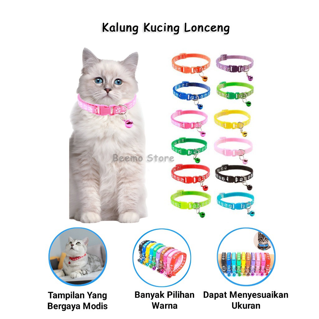 Jual Kalung Kucing Lonceng Motif Kaki Lonceng Kecil Kalung Anjing ...
