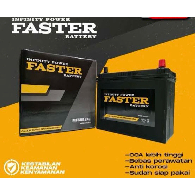 Jual Aki Kering Faster NS60L (60B24L) | Untuk Mobil Nissan March, Livina dan Ertiga (Upgrade ...