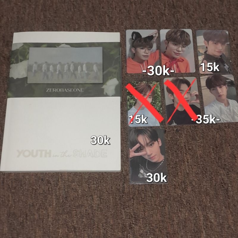 Jual ZB1 Album only Pc Photocard Zhang Hao Taerae Yujin | Shopee Indonesia