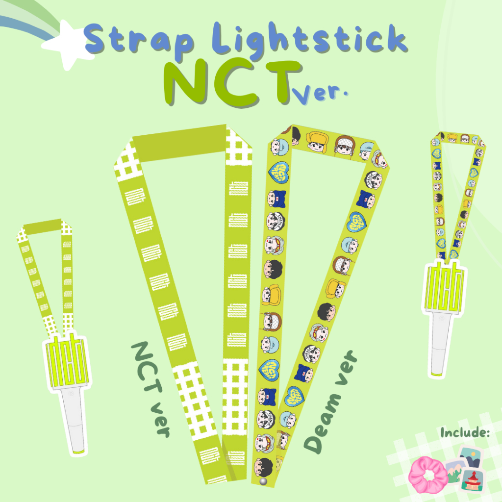 Jual [NEW] STRAP LIGHTSTICK NCT & NCT Dream version / Dekorasi ...