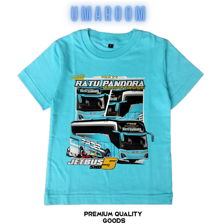 Jual Kaos Atasan anak Bis Viral Bus Mania RATU PANDORA usia 1-12 Tahun | Shopee Indonesia