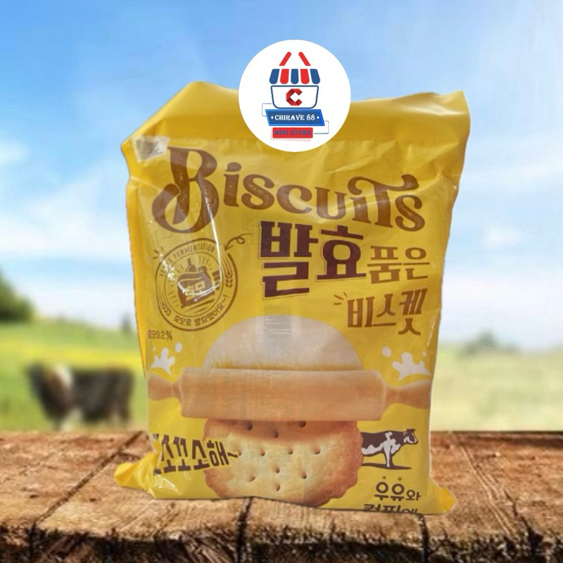 Jual WEIHAI Biscuits Korean - Ferment Ripen Biscuits 200g (5pcs @40g) | Shopee Indonesia