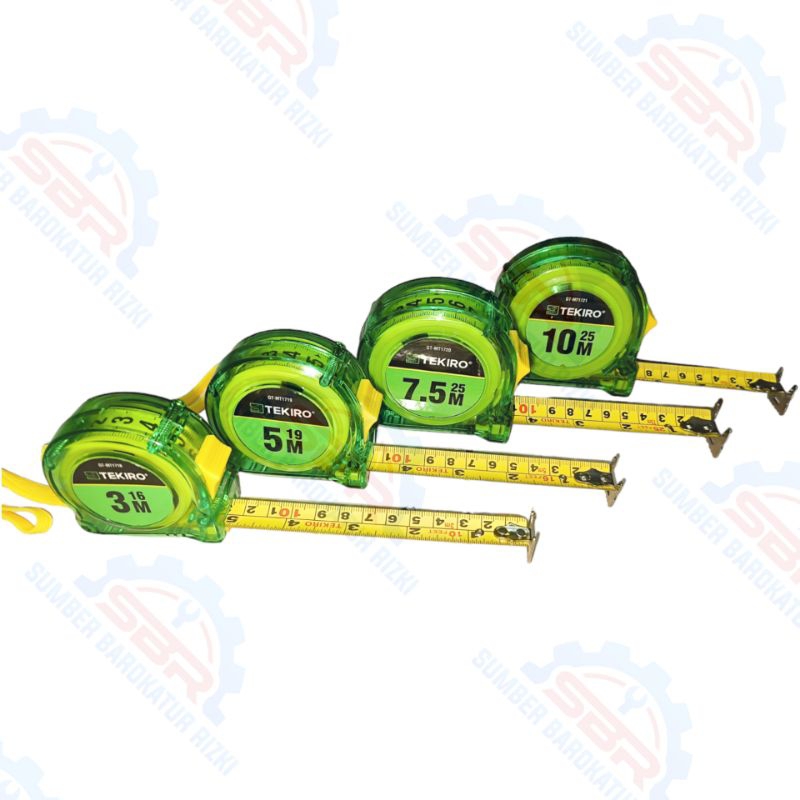 Jual Meteran TEKIRO 3M 5M 7,5M 10M Transparan | Shopee Indonesia