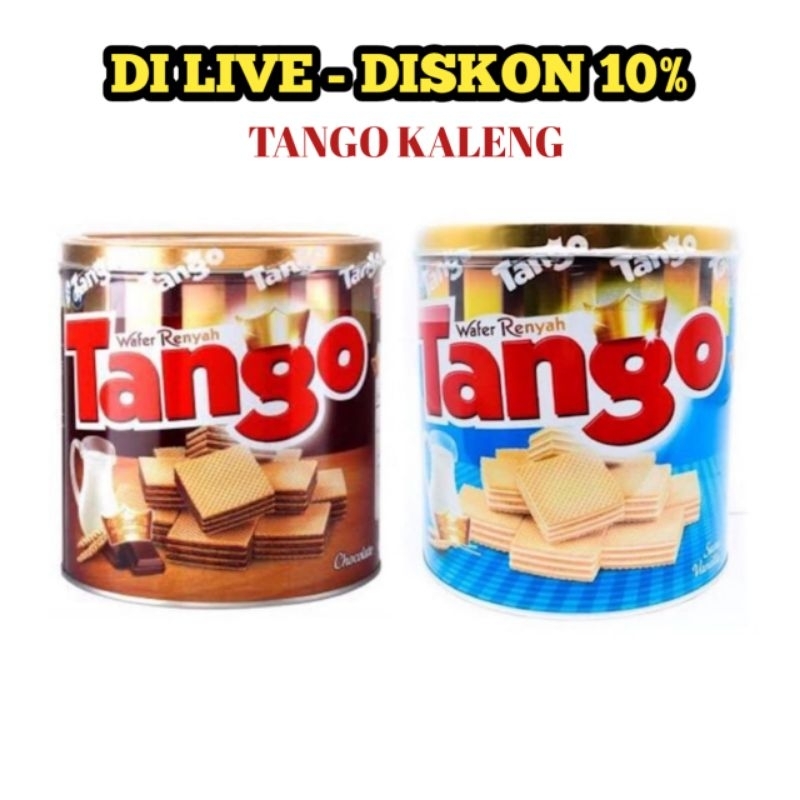 Jual Tango Wafer Kaleng 300gr Coklat & Vanilla Diskon 10% LIVE | Shopee ...
