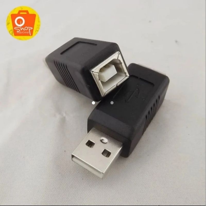 Jual Adapter Conector USB 2.0 Type A Male To Printer Type B Female M/F ...