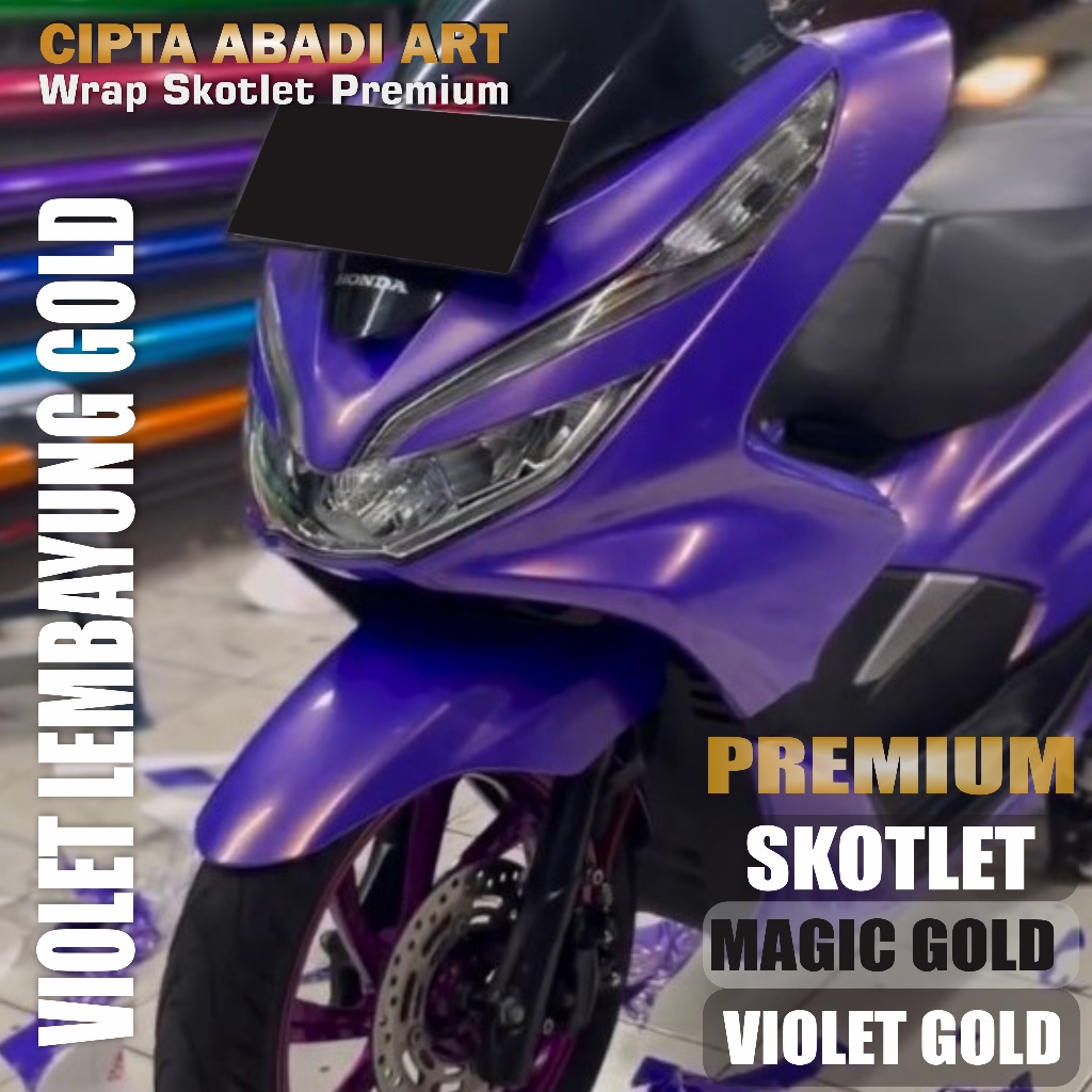 Jual STIKER SKOTLET MOTOR VIOLET LEMBAYUNG GOLD SCOTLET UNGU LEMBAYUNG ...