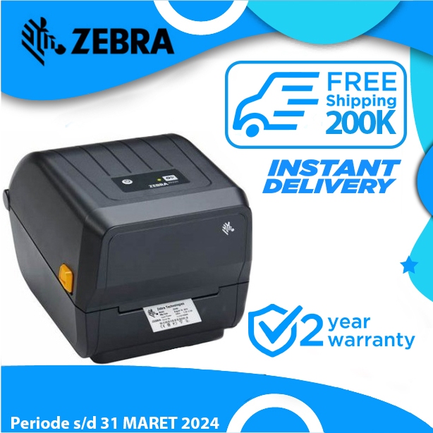 Jual Zebra ZD220 Thermal Transfer Label Desktop Printer (ZD22042 ...