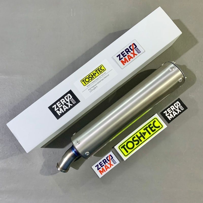 Jual Silencer Knalpot TOSHTEC Full Titanium Solid Ninja 150RR 150R ...