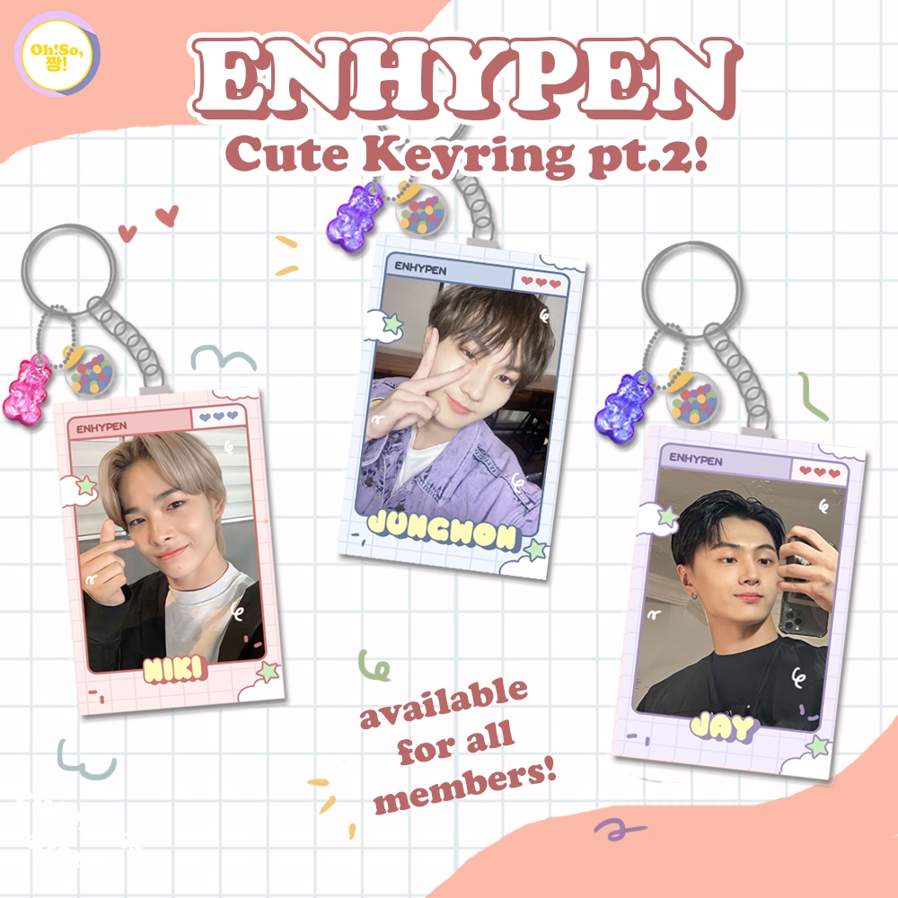 Jual ENHYPEN CUTE KEYRING PART 2 ENHA ENGENE GANTUNGAN KUNCI CHARM ...