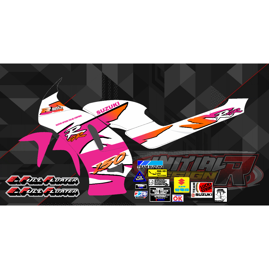 Jual Striping suzuki rgr 150 jumbo ( bisa request warna ) | Shopee ...