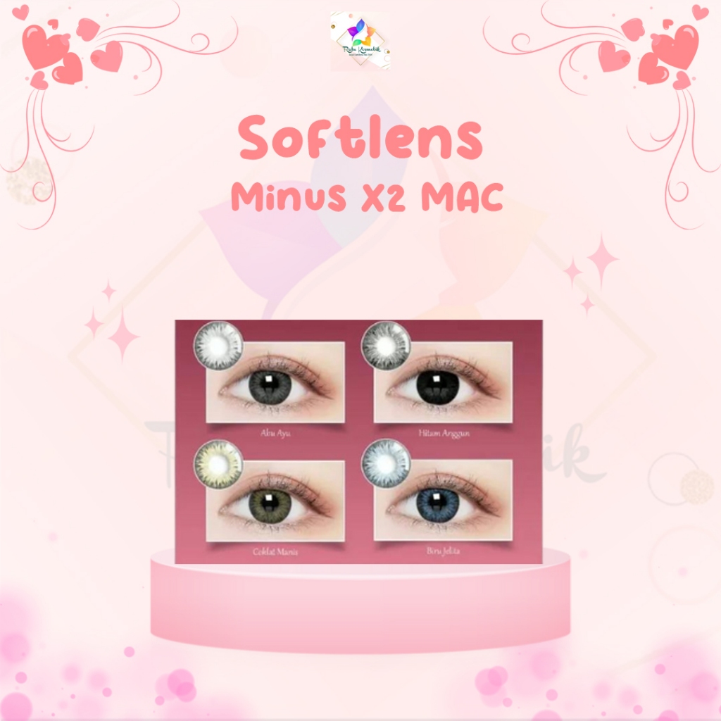 Jual RATU Softlens Minus X2 MAC | Mata Aku Cantik | Minus 0.5 s/d 3.0 | Soflens Mac By Exoticon ...