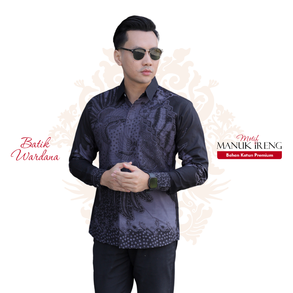 Jual Kemeja Baju Batik Pria Cowok Lengan Panjang Premium Jumbo Modern ...