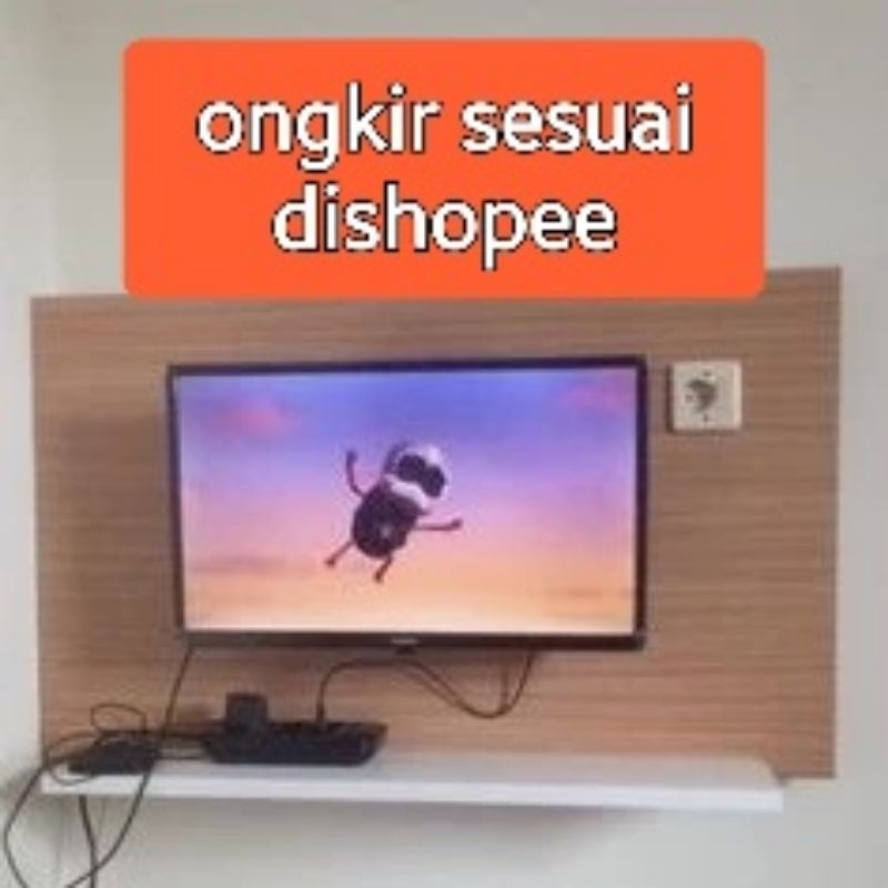 Jual backdrop lampu tv 14-55" include ambalan, lampu,1stopkontak dan ...