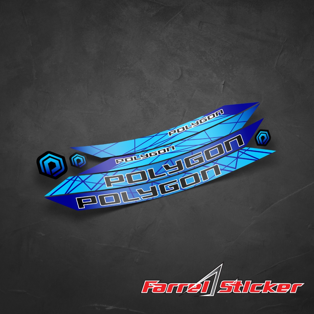Jual stiker sepeda sticker decal POLYGON | Shopee Indonesia