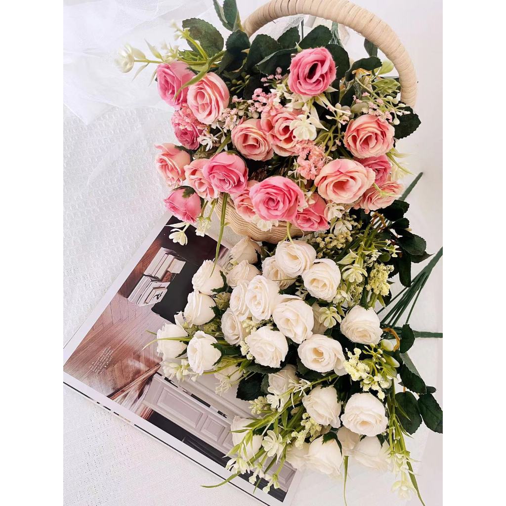 Jual Bunga Mini Rose Mawar Cantik Hiasan Rumah / Cafe / Dekorasi ...