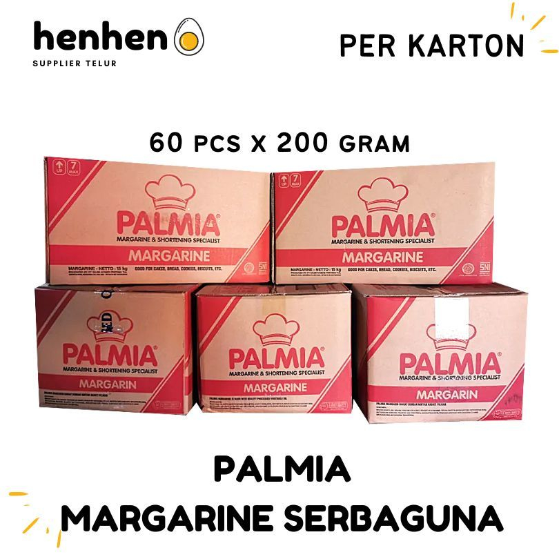 Jual PALMIA MARGARIN 200 GRAM PERKARTON ISI 60 PCS | Shopee Indonesia
