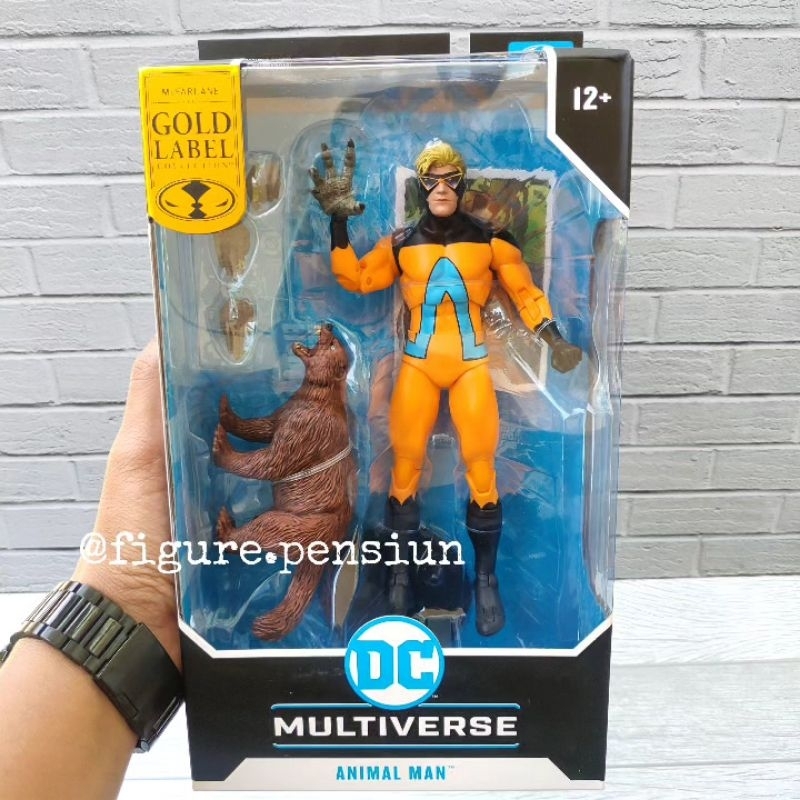 Jual DC MULTIVERSE MCFARLANE GOLD LABEL ANIMAL MAN THE HUMAN ZOO ACTION ...