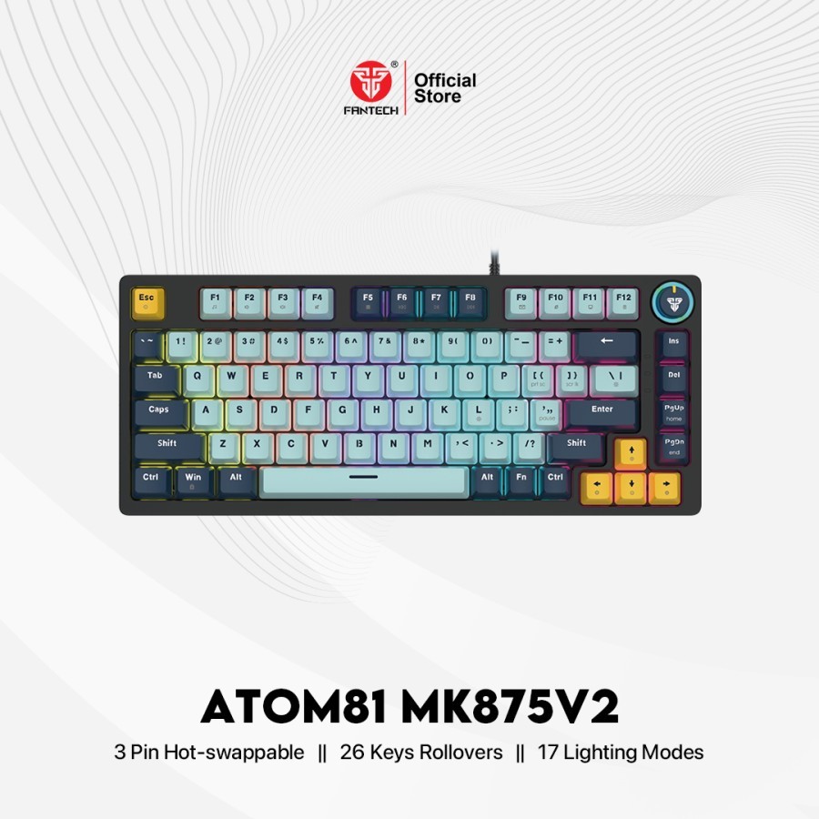 Jual Fantech ATOM MIZU SERIES Keyboard Mechanical Gaming ATOM 63 81 96 ...