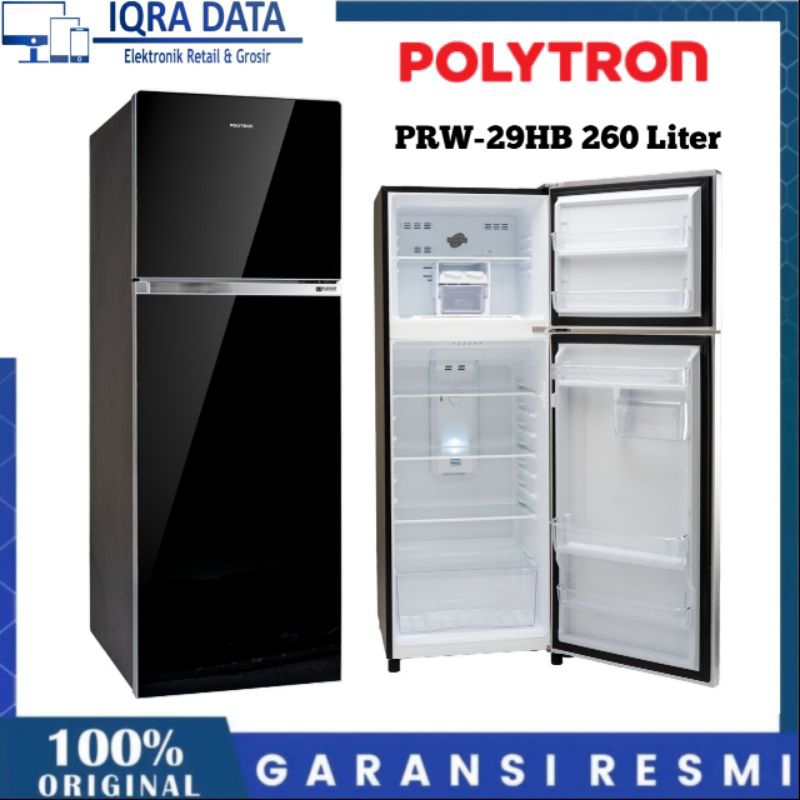 Jual Kulkas Polytron 2 Pintu No Salju 260 Liter Jumbo PRW-29HB FLEXUP SYSTEM Garansi Resmi 5 ...