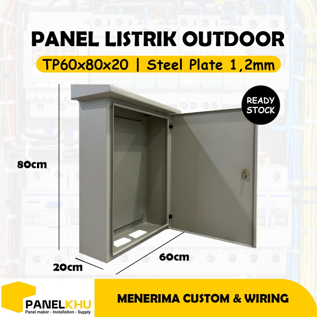 Jual Box panel outdoor uk 60x80x20 plat1,2mm | Shopee Indonesia
