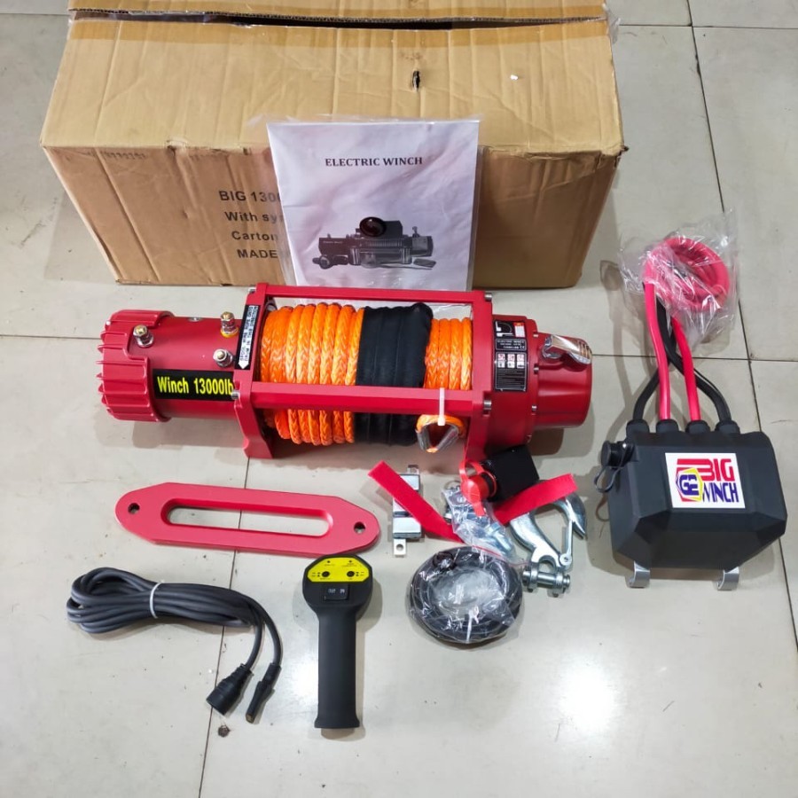 Jual Winch bigwinch big winch 13000 lbs plasma | Shopee Indonesia