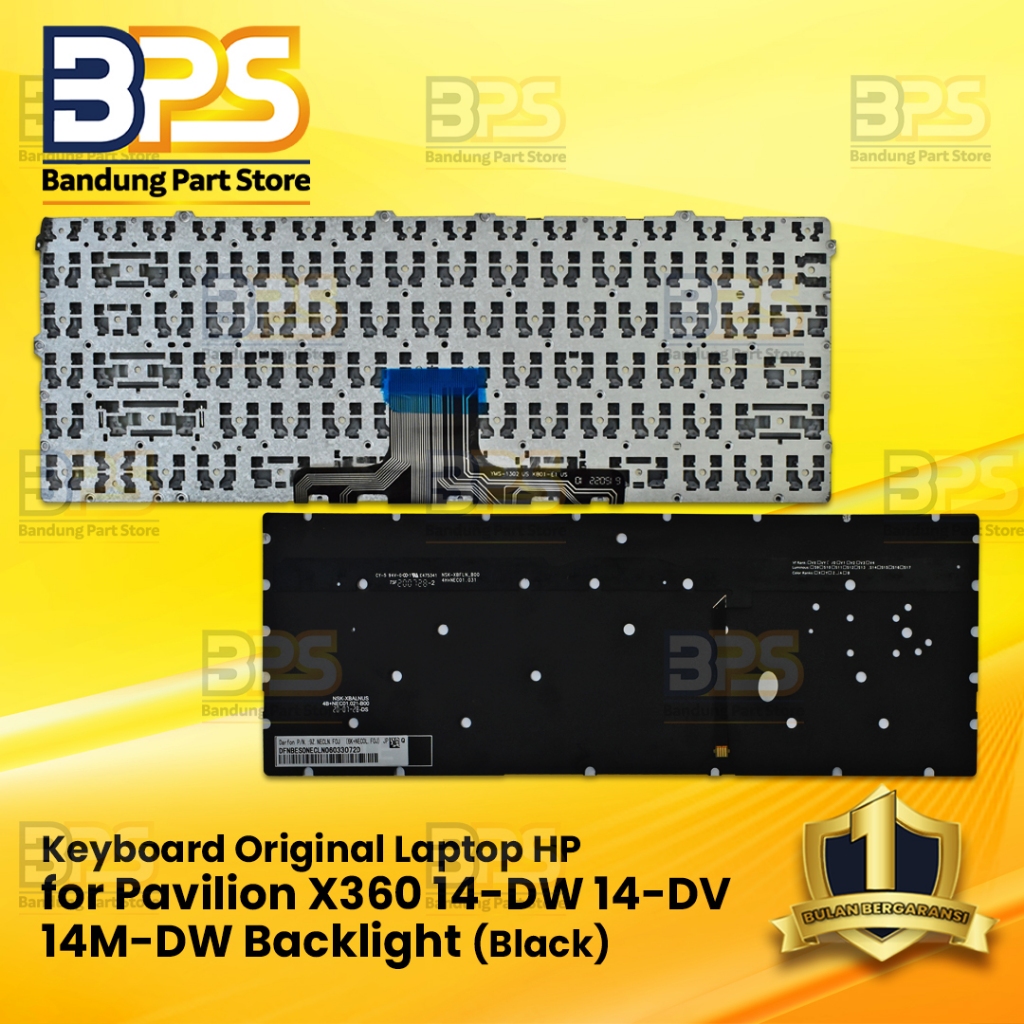 Jual KEYBOARD HP PAVILION X360 14-DW 14-DV 14M-DW 14T-DW TPN-Q244 ...