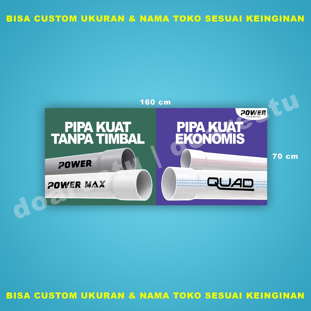 Jual Spanduk Brand Toko Bangunan Nippon Paint , Rucika, Semen Gresik ...