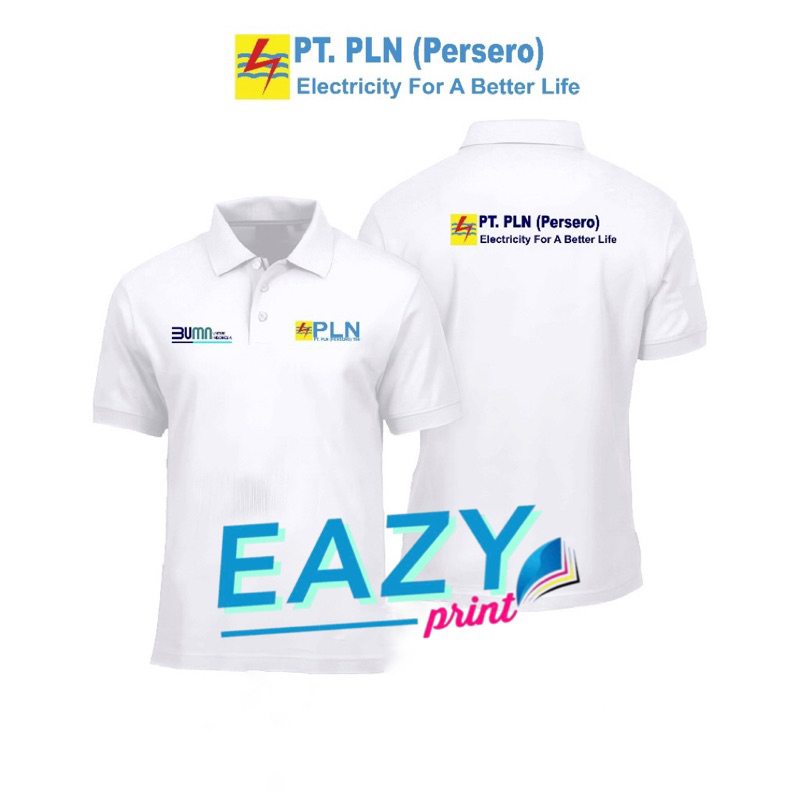 Jual SERAGAM BAJU POLO SHIRT PLN PERSERO KARYAWAN BUMN ELECTRICITY FOR ...