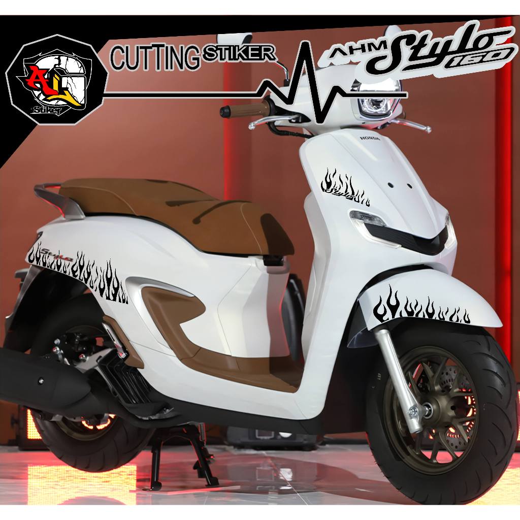 Jual STICKER CUTTING/STRIPING MOTOR AHM STYLO/SC.428/STIKER SIMPEL ...