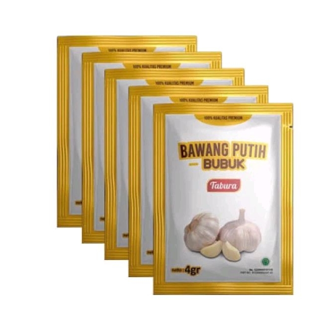 Jual BAWANG PUTIH BUBUK TABURA (renceng) 4gr | Shopee Indonesia
