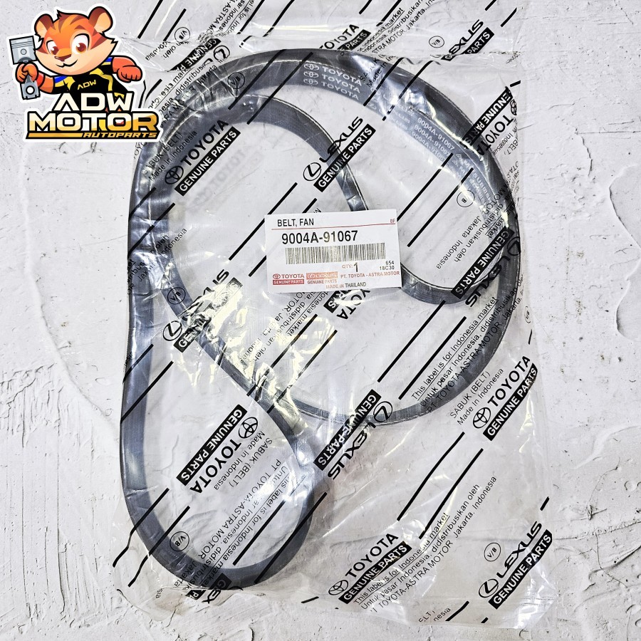 Jual Tali Kipas (Fan/Van/V Belt) All New Avanza, Xenia | 9004A-91067 ...